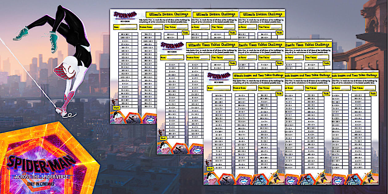 FREE! - 👉 Spider-Man™: Ultimate Maths Challenge Sheets [Ages 7-11]