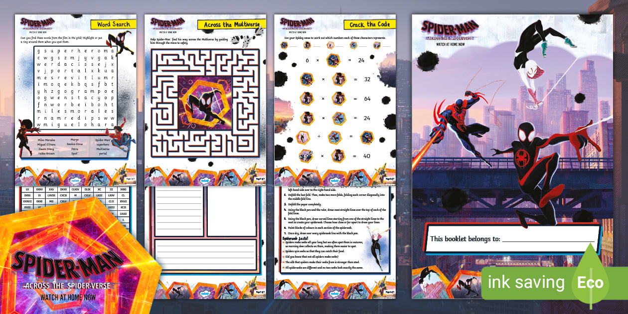 Spider-Man™ Activity Book | Sony Pictures Entertainment