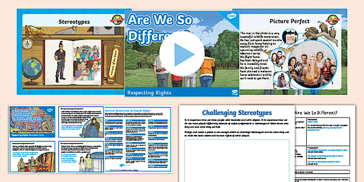 Citizenship LKS2 Respecting Rights Lesson 6: Are We So Different ...