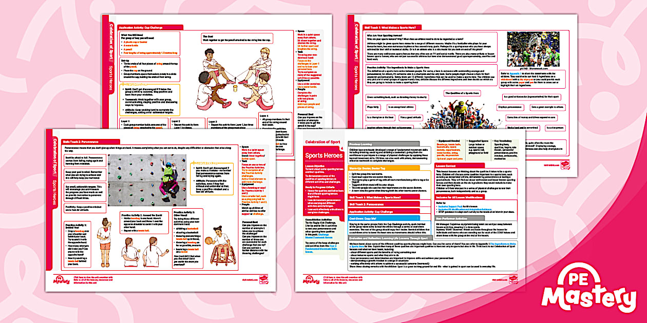 LKS2 Celebration of Sport Lesson: Sports Heroes - Twinkl