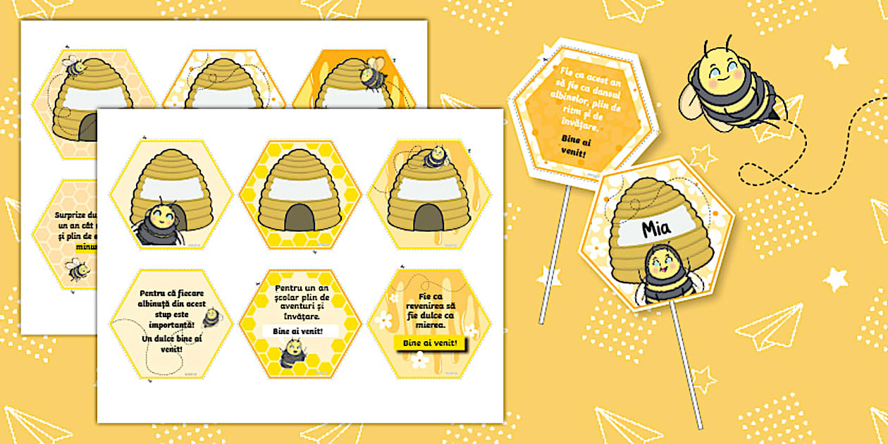 Stupul de albine – Cadou pentru prima zi de școală