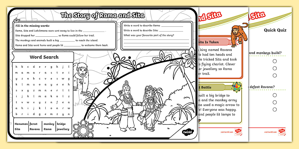 The Story of Rama and Sita PowerPoint (teacher made)