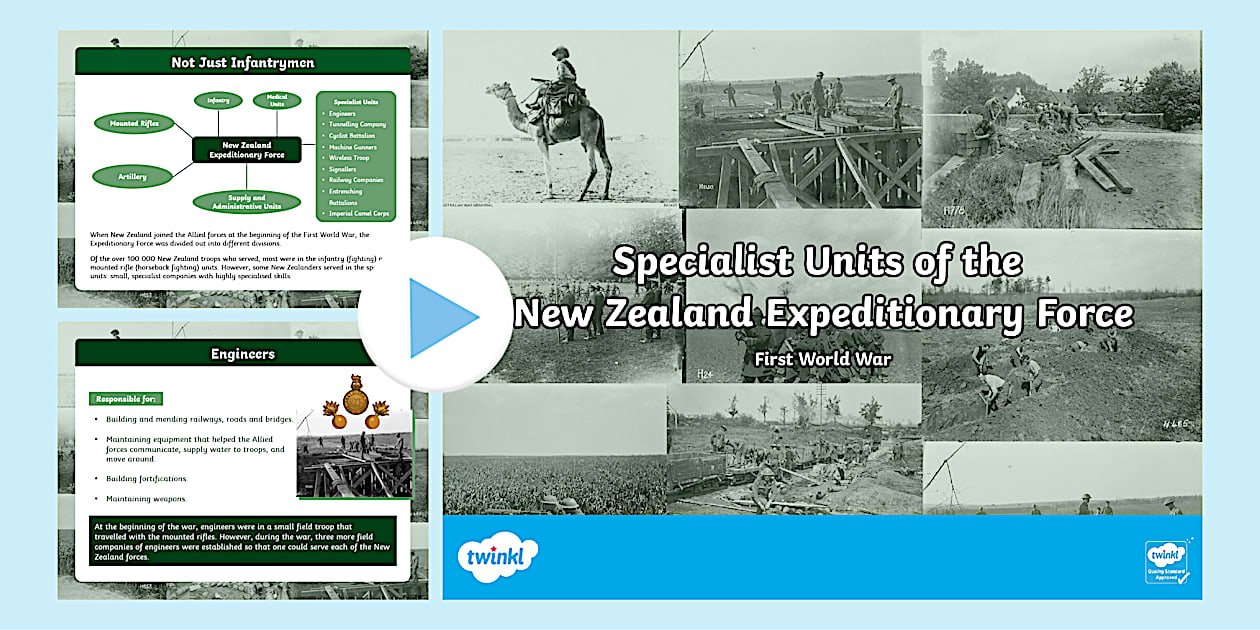 Specialist Units in the NZEF