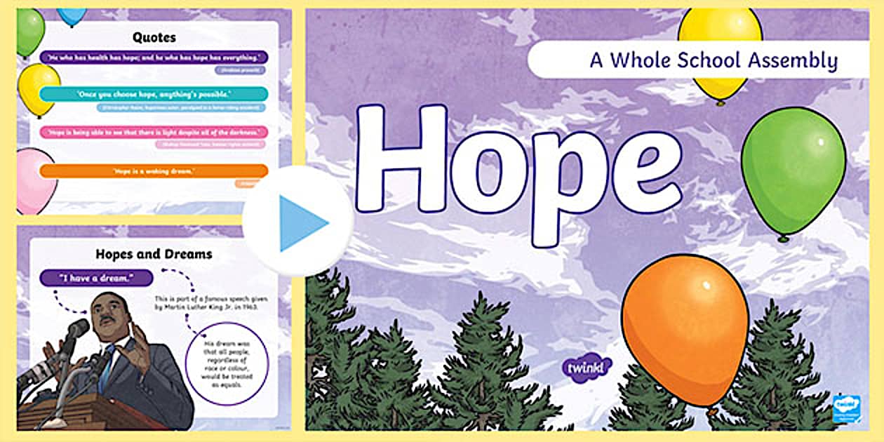 Hope Assembly Pack - Community and Values (teacher made)