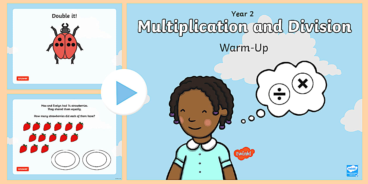 Year 2 Multiplication and Division Warm-Up PowerPoint
