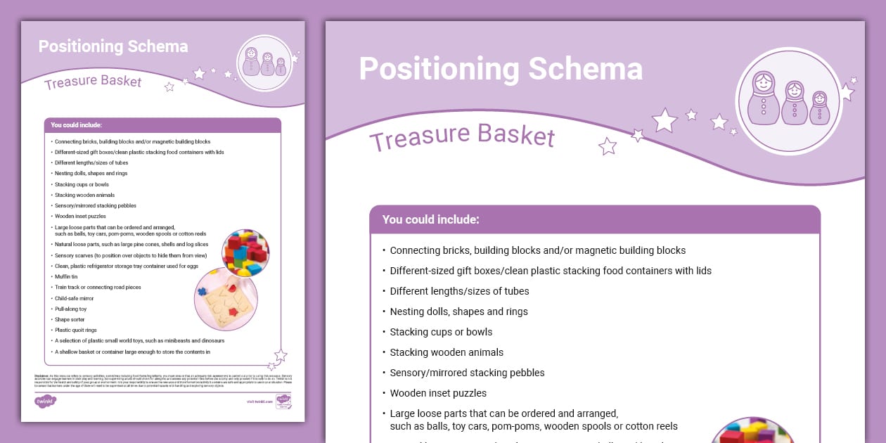 Positioning Schema Treasure Basket | Babies and Toddlers