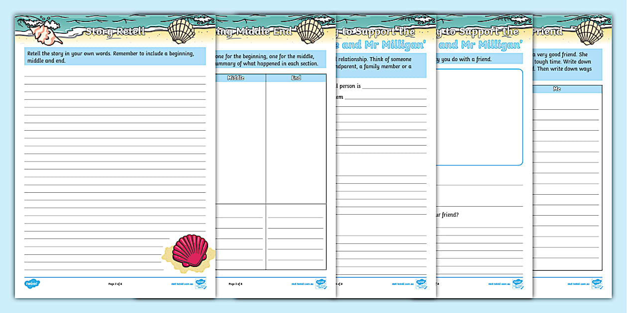 'Grace and Mr Milligan' Teaching Notes Activity Pack