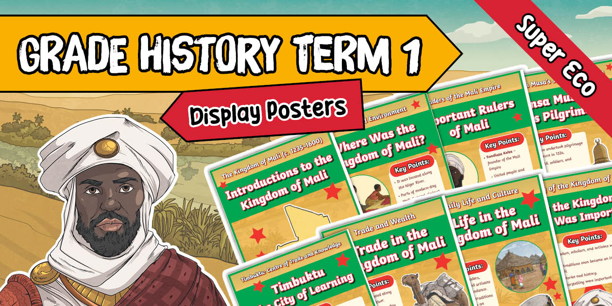 Grade 7 - History Term 1 Display Posters