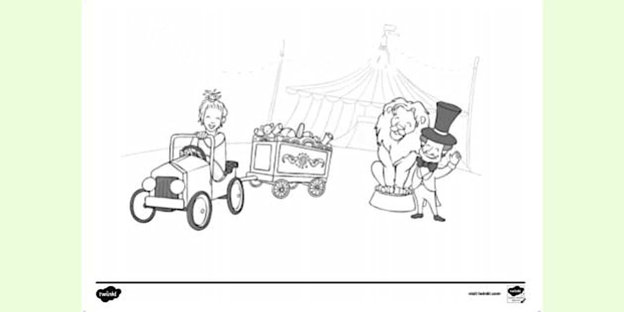 Big Top Toy Shop Colouring | Colouring Sheets (Teacher-Made)