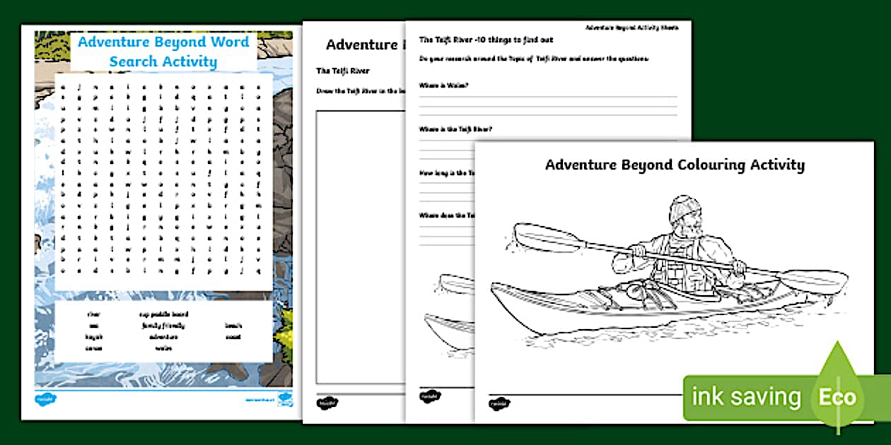 Adventure Beyond Activity Pack – Summer Worksheets for Kids