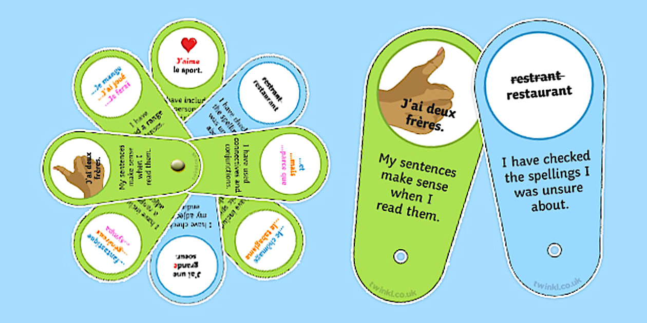 Extended Writing Fan-French - Twinkl