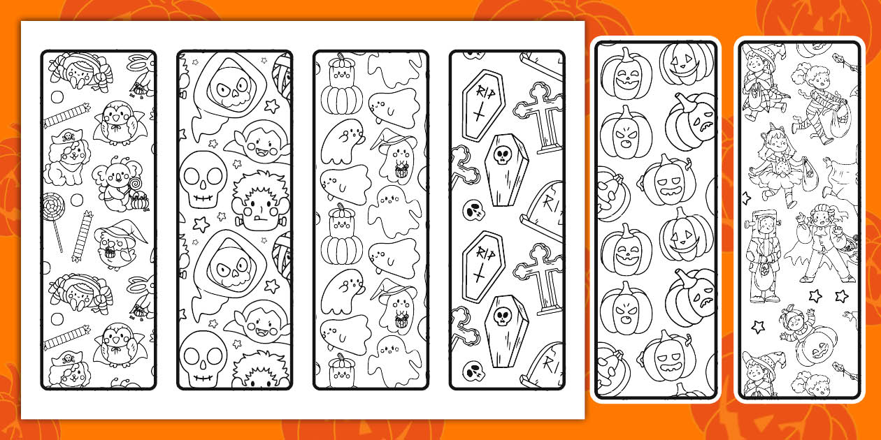 * NEW * Marcapáginas Halloween (Hecho por educadores)