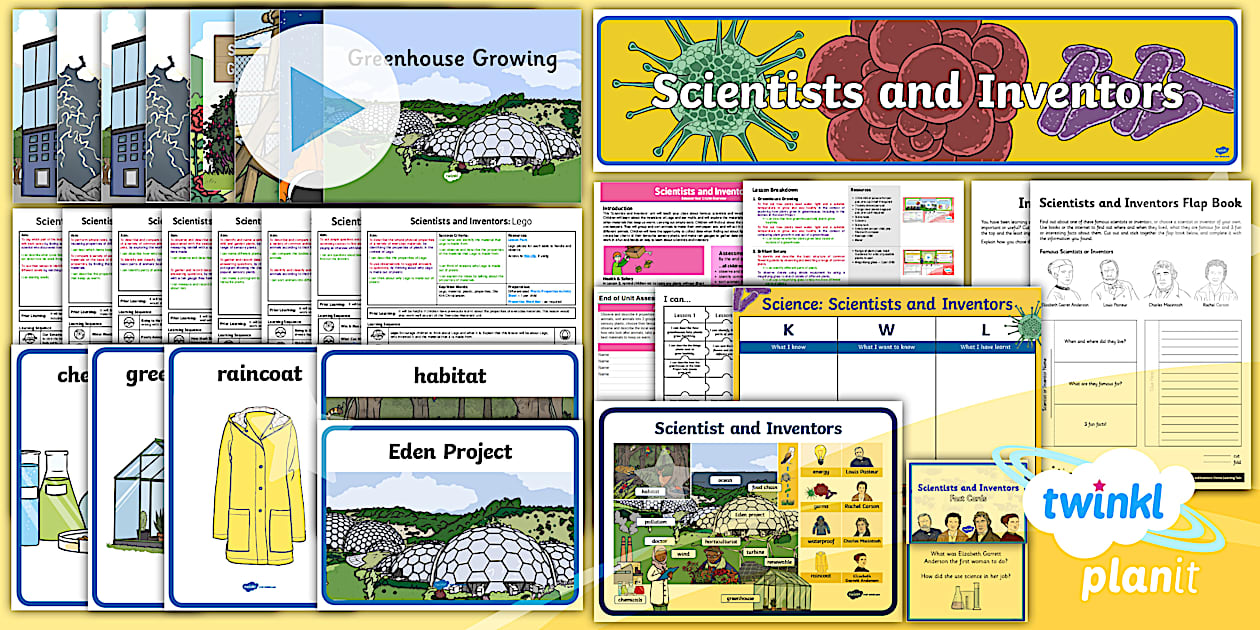 Science: Scientists and Inventors Year 2 Unit Pack - Twinkl