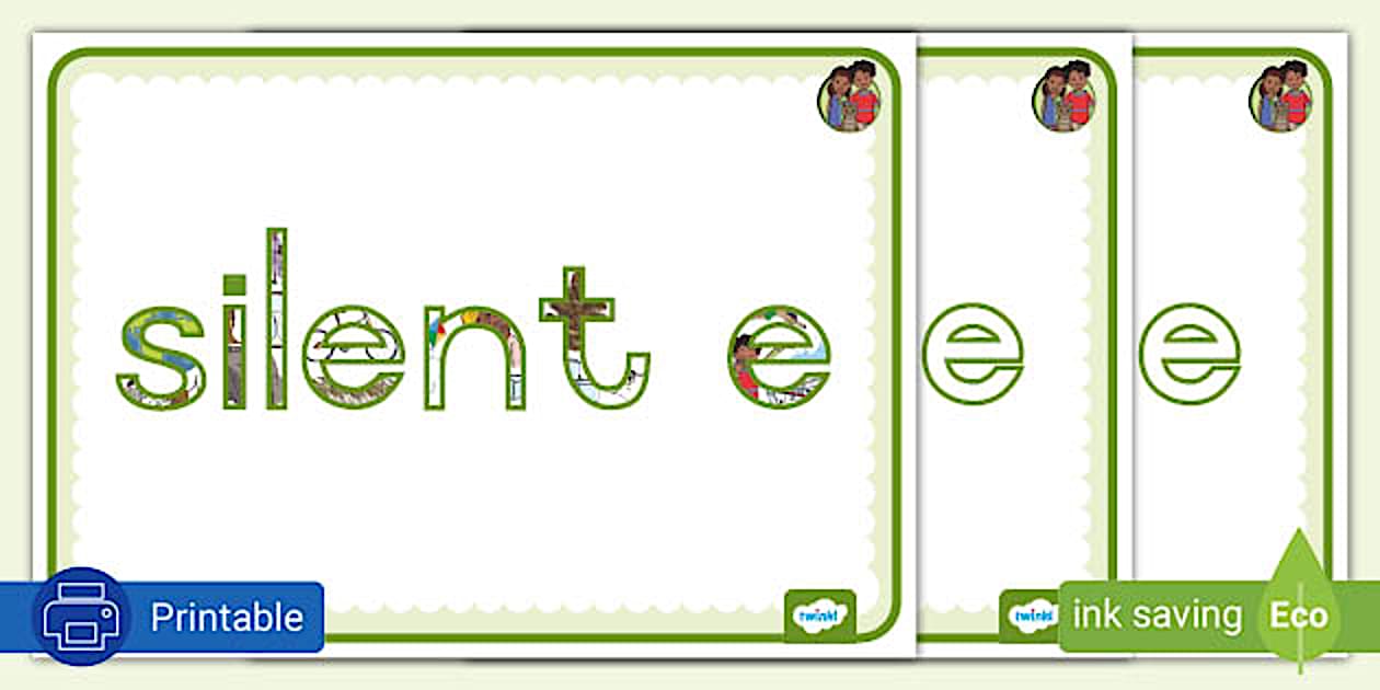 Grade 3 Phonics: Silent e Sound Posters