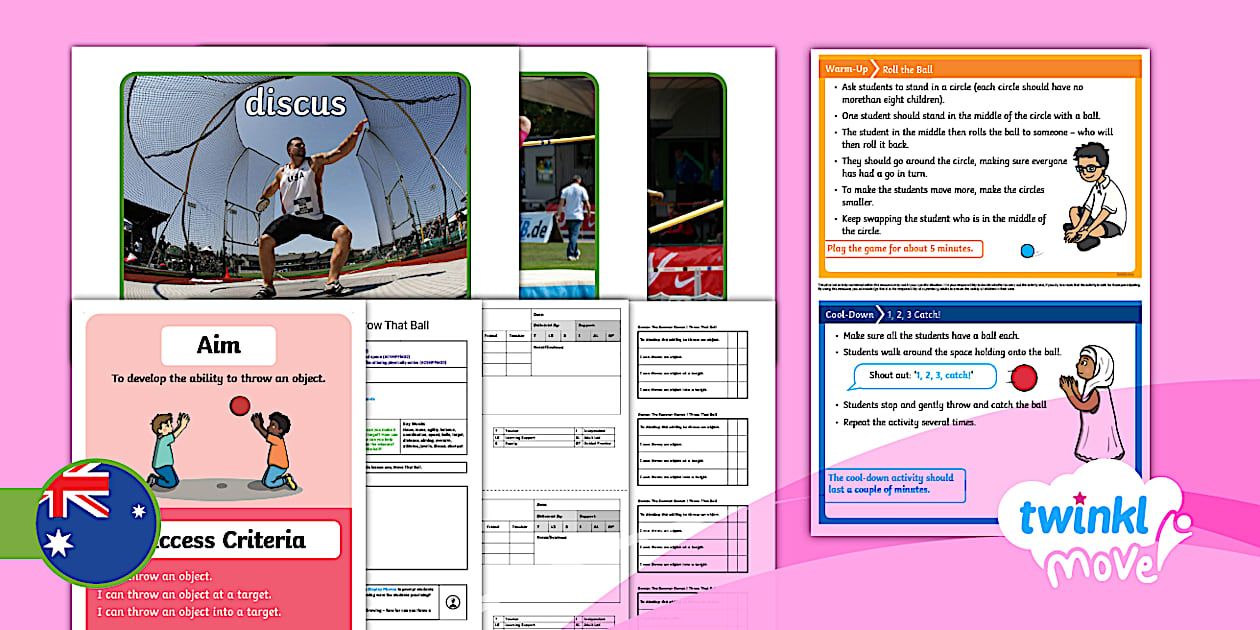 Foundation PE The Summer Games Lesson 2: Throw That Ball