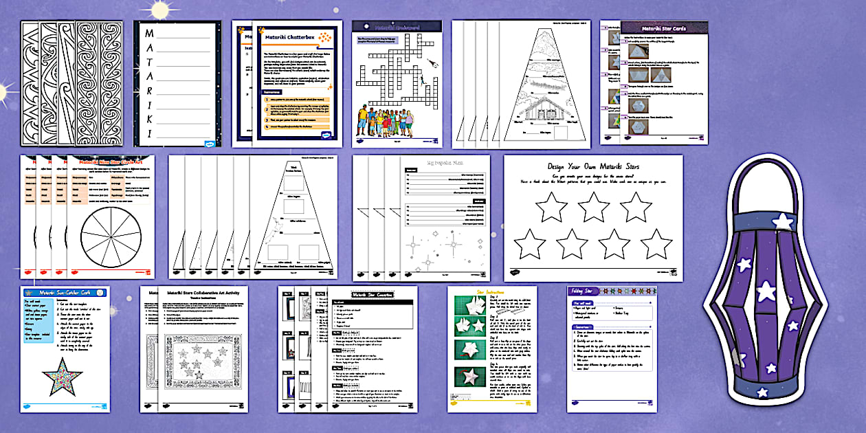 Matariki Activities - Templates Pack (teacher made) - Twinkl