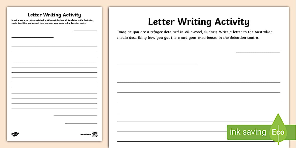 Letter Writing to Support the Teaching of Still Alive, Notes from ...