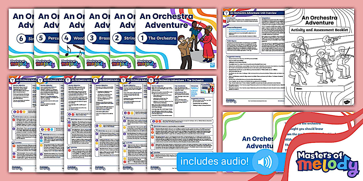 👉 Year 1 An Orchestra Adventure Unit Pack