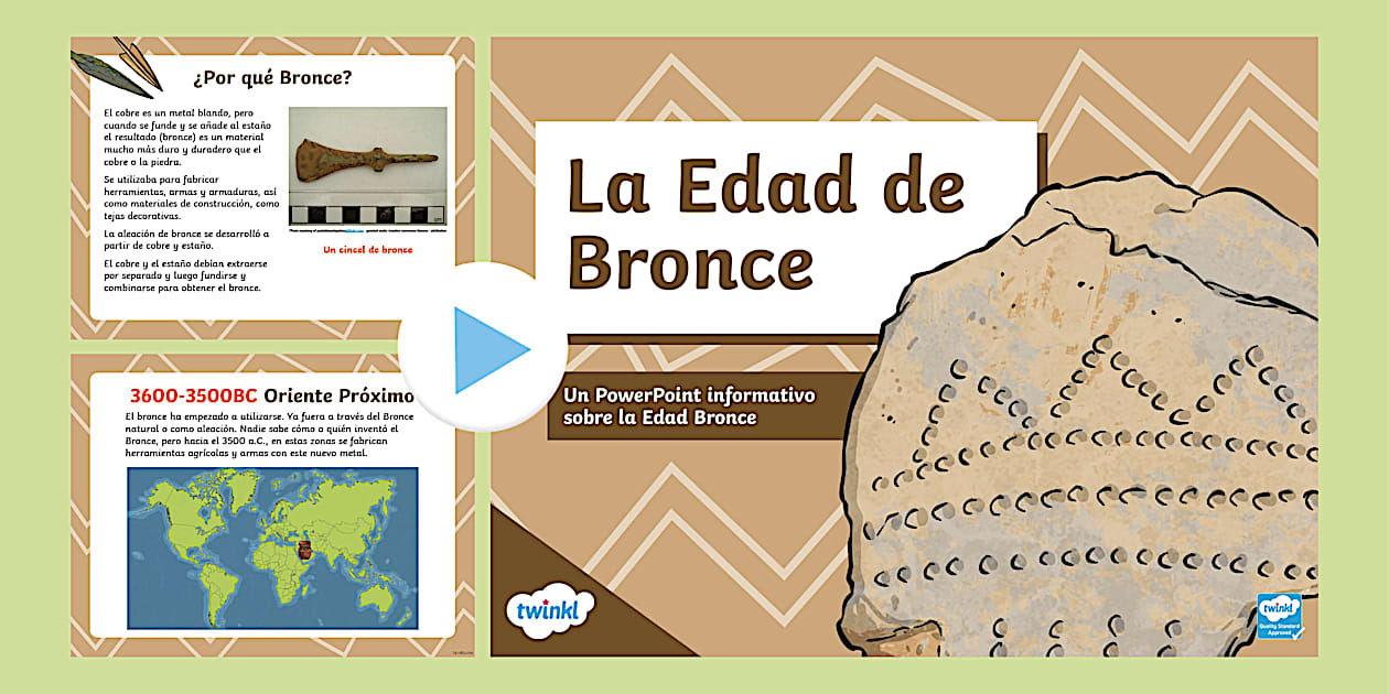 Presentación en PowerPoint La Edad de Bronce Twinkl Colombia