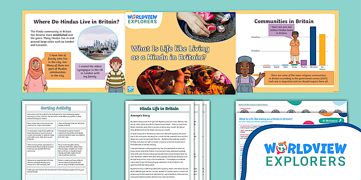 RE: Hindu Life in Britain: LKS2 Additional Lesson Pack