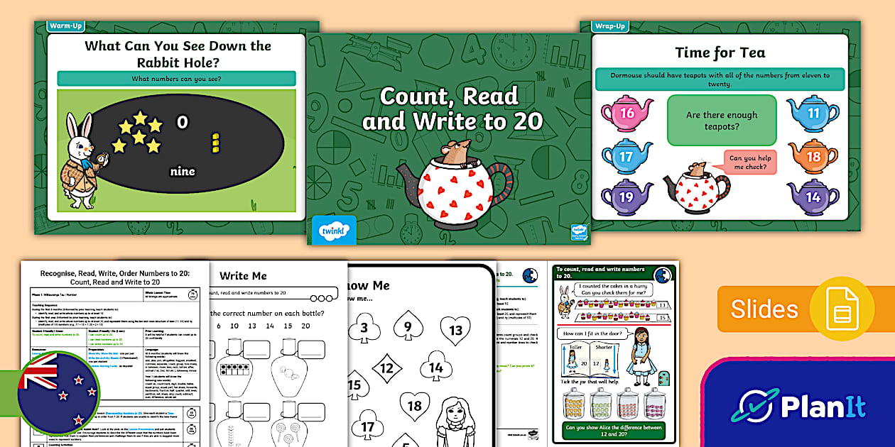 Phase 1 Number: Count, Read and Write to 20 (teacher made)