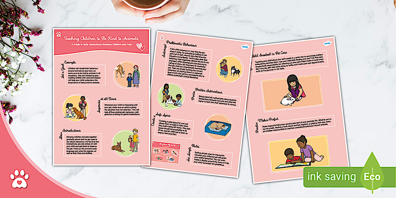 Teaching Children to Be Kind to Animals - Information Sheet