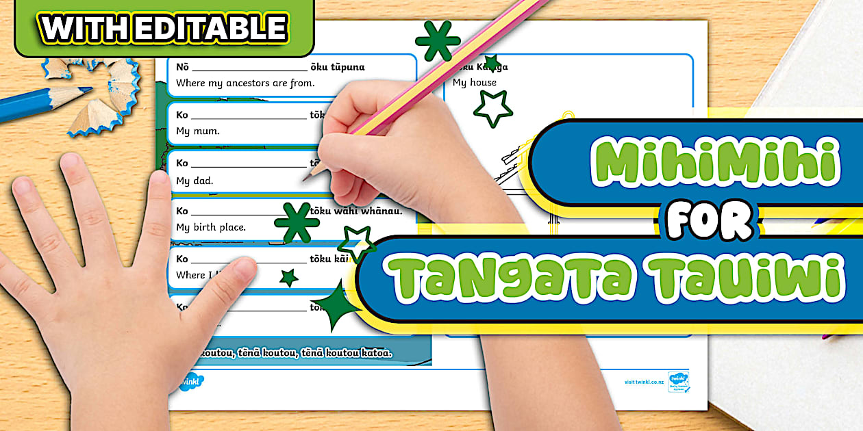 Year 0-3 Alternative Mihimihi for Tangata Tauiwi - And Editable Resource