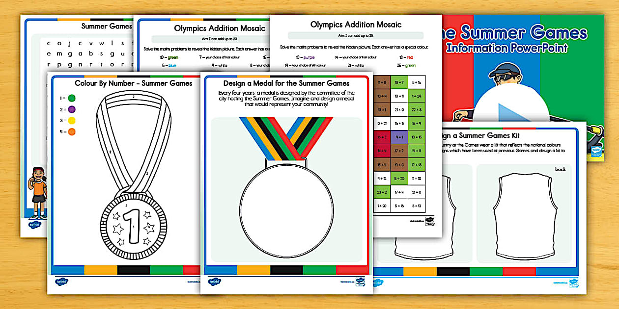 Summer Games Primary Activity Pack (teacher made) - Twinkl