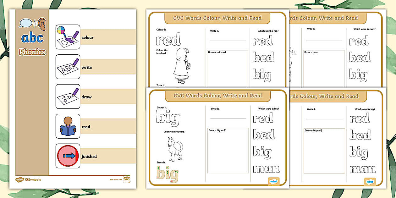 SEND Structured Steps Little Red Riding Hood CVC Words