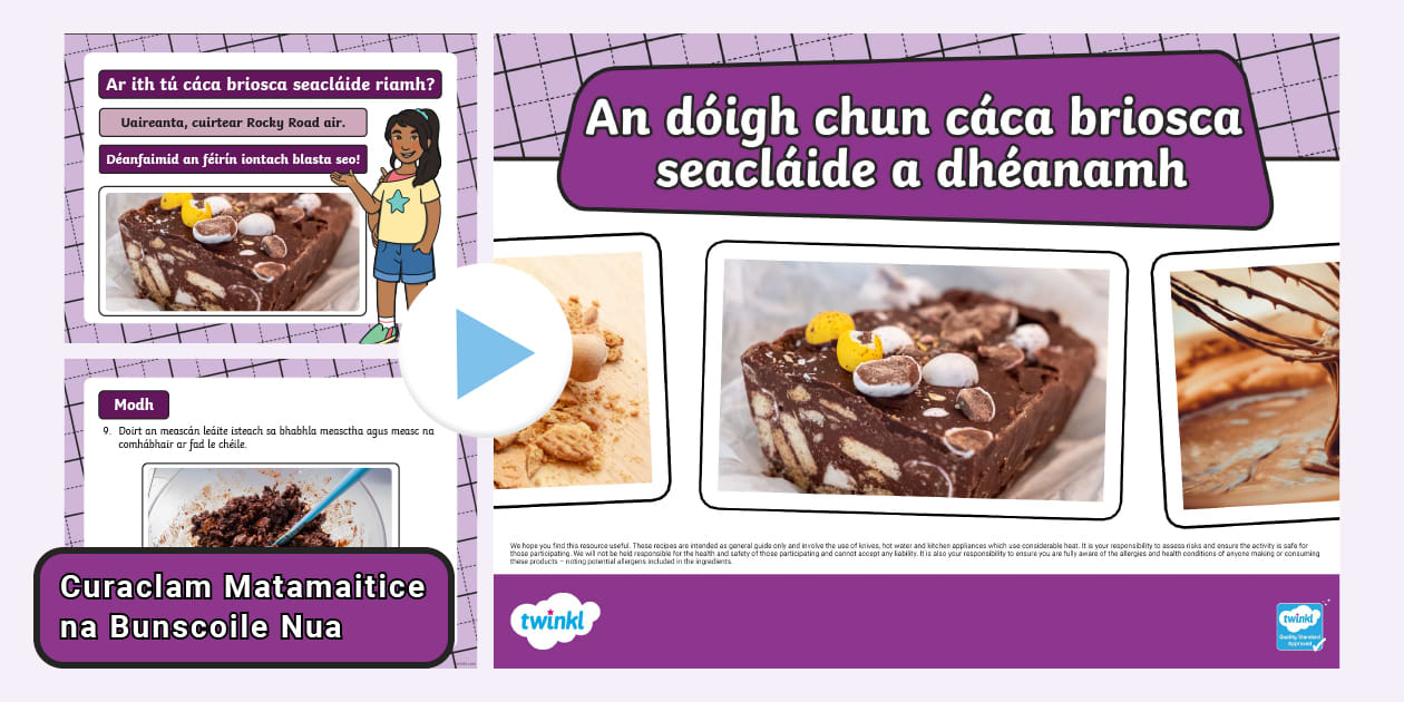 An dóigh le Cáca a Dhéanamh (Teacher-Made) - Twinkl