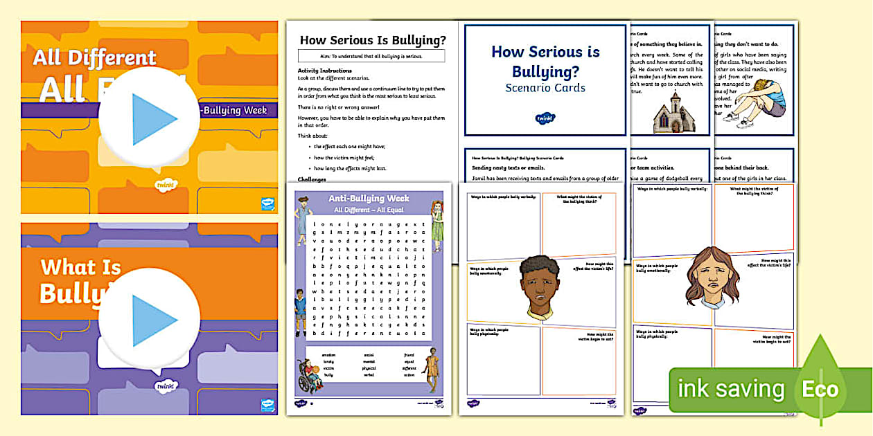 All Different - All Equal Second Level Resource Pack