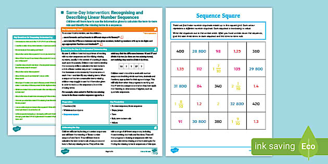 👉 Year 5 Maths Same-Day Intervention Plan: Recognising and Describing ...