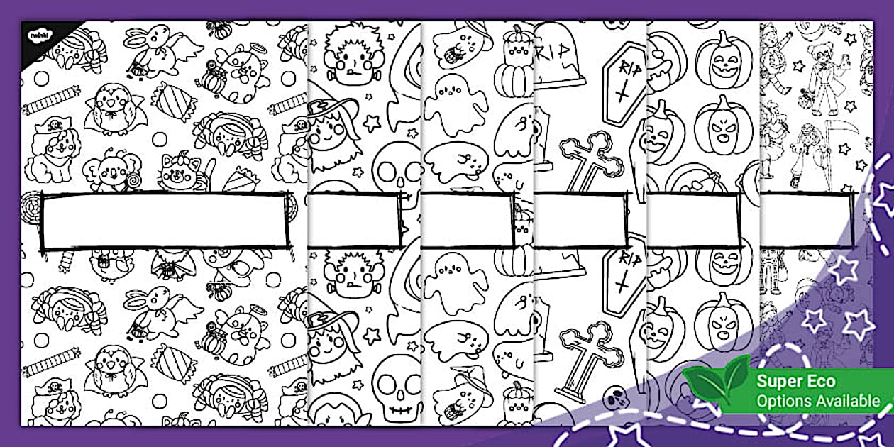 Editable Halloween Doodle Pages | Download and Print