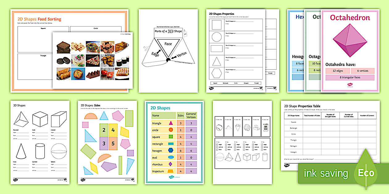 Maths Shapes Catch-Up Resource Pack (teacher made) - Twinkl