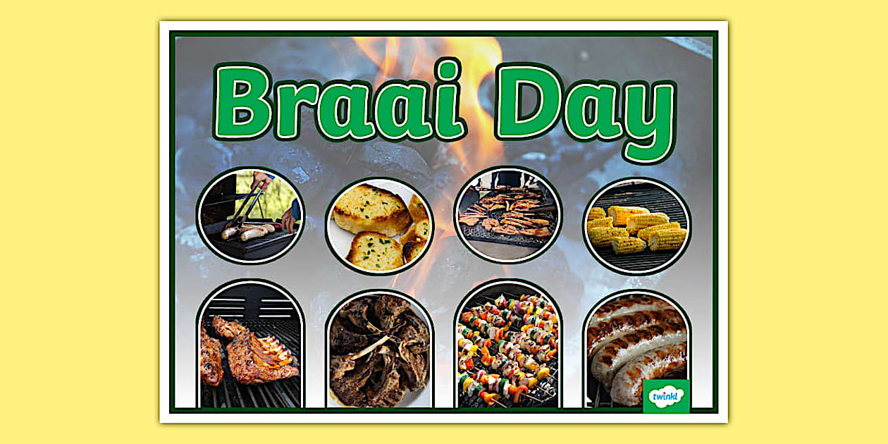 * NEW * Braai Day Photo Display Poster (teacher made)