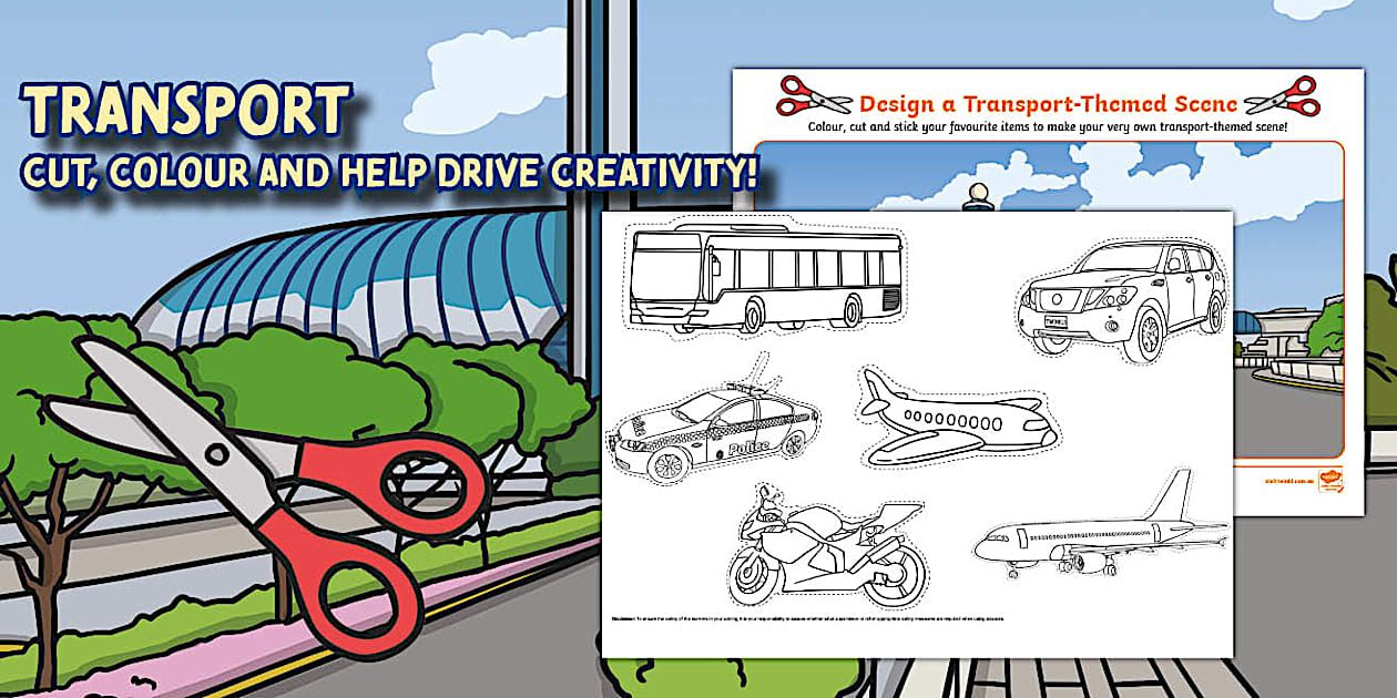 Colour, Cut and Stick: Transport
