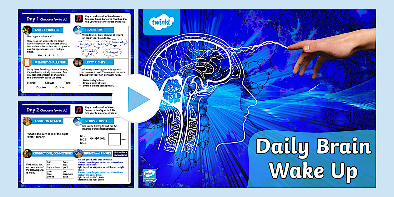 Daily Brain Wake Up (3): Year 5-8 (teacher made) - Twinkl