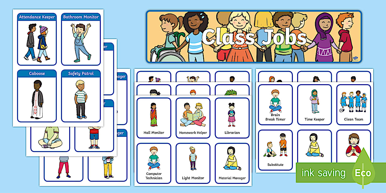 Celebrating Diversity Classroom Jobs Pack - Back To School