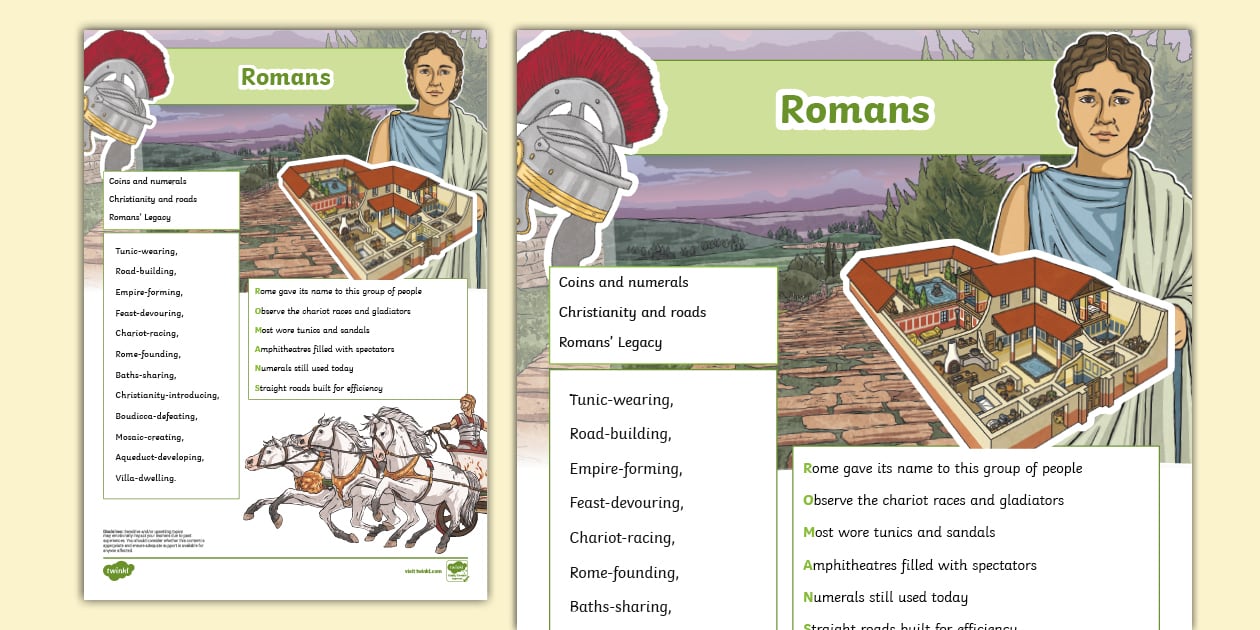 KS2 Roman Poem Examples - Twinkl