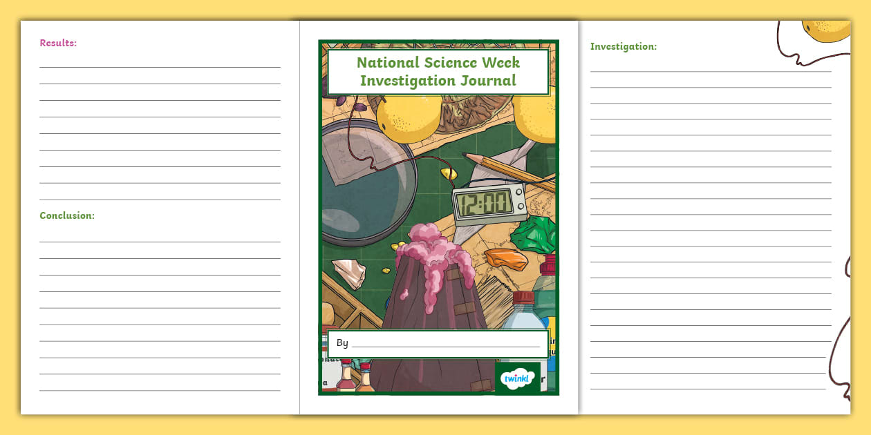National Science Week Investigation Journal Template