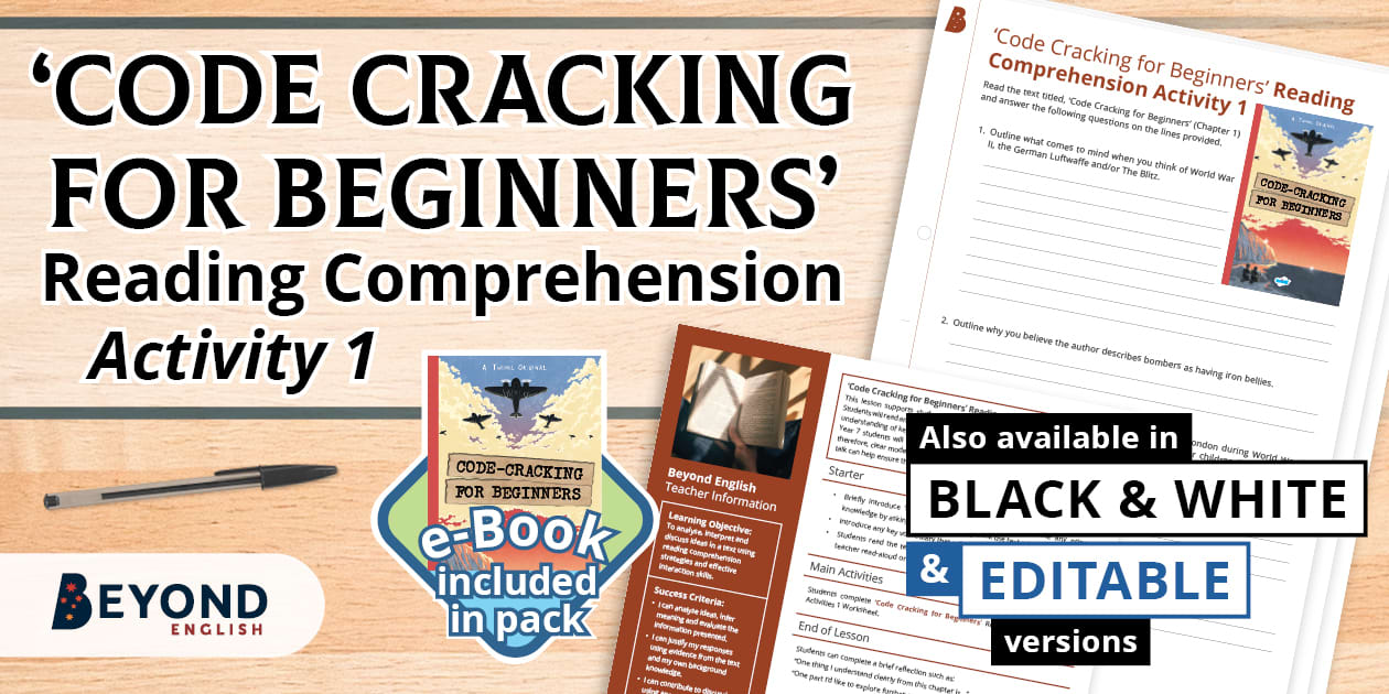 'Code Cracking for Beginners' Reading Comprehension 1