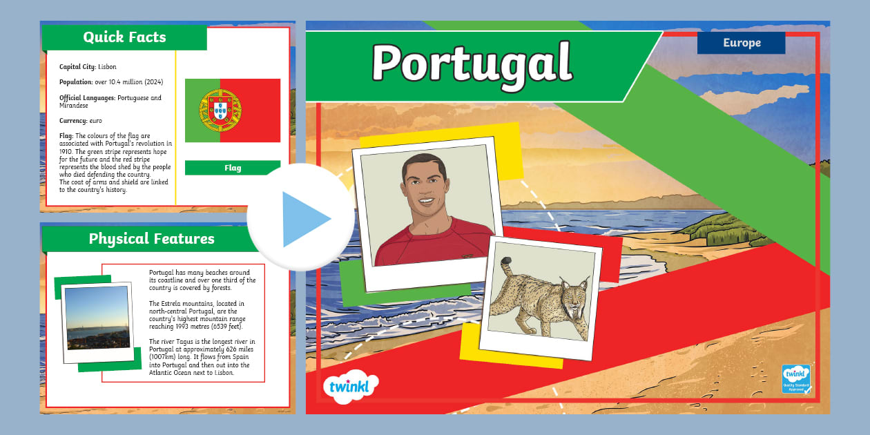 KS2 Portugal PowerPoint (teacher made) - Twinkl