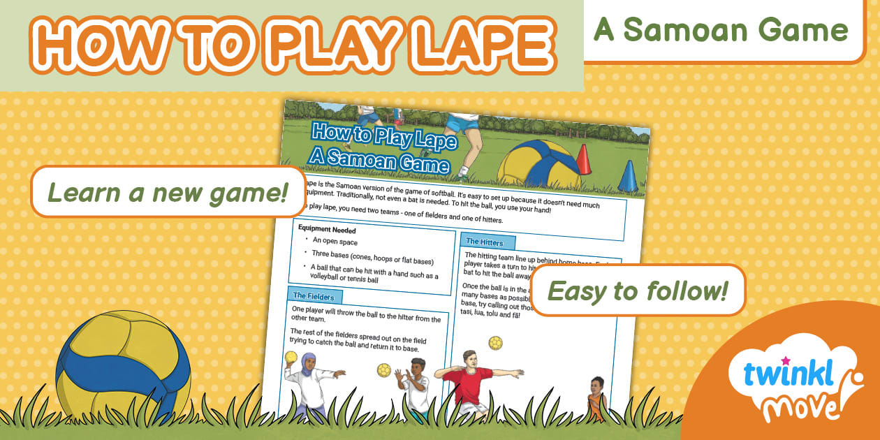 Learn Lape Game - PE Australia Samoa