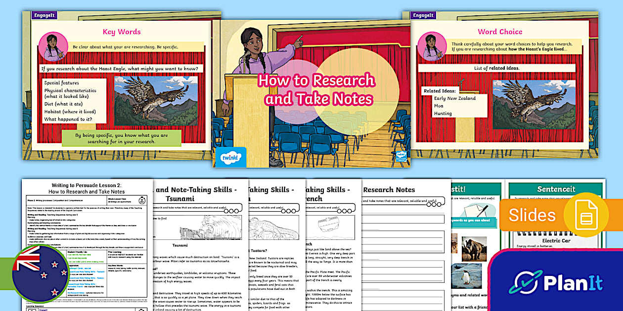 Phase 2 Speeches Lesson 2:How to Research and Take Notes