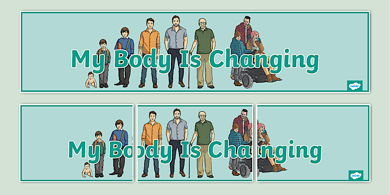 My Body Is Changing Display Banner (Teacher-Made) - Twinkl