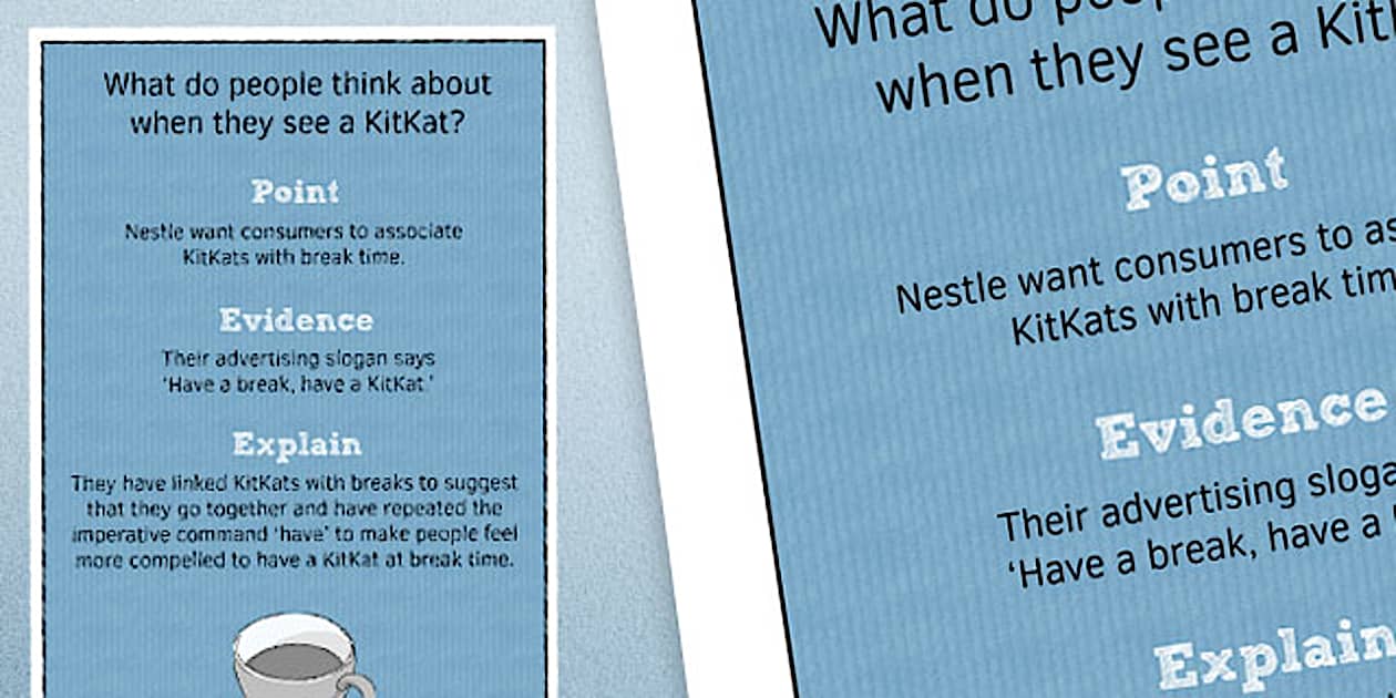 Point Evidence Explain Poster 1 (Teacher-Made) - Twinkl