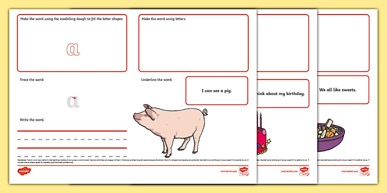 Black and White 100 High Frequency Words Make Read Write Activity Mats