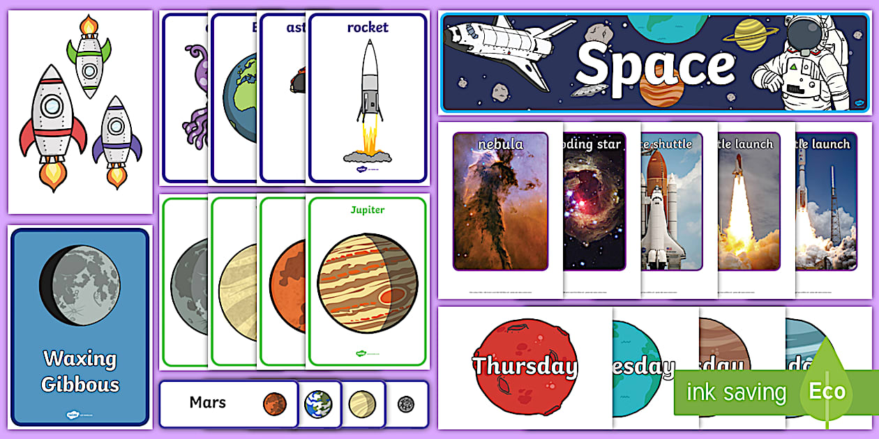 Space Display Pack (teacher made) - Twinkl