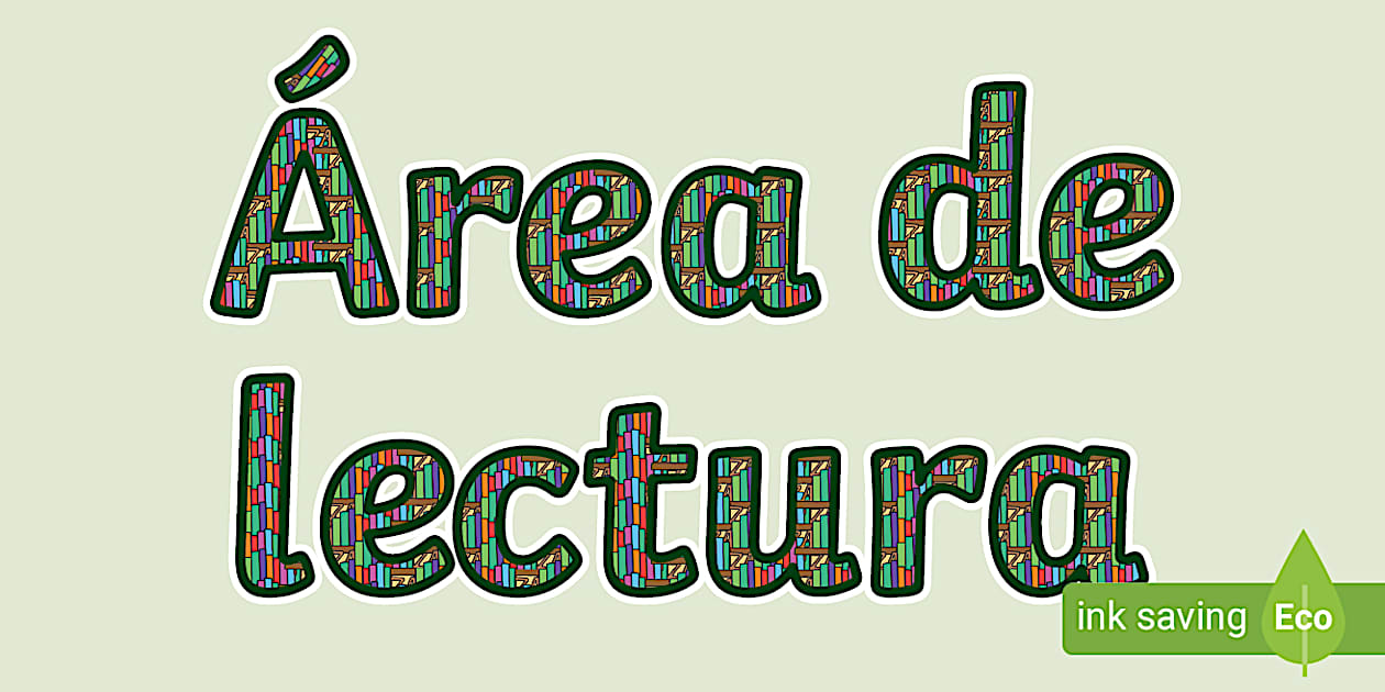 Letras: Área de lectura | Twinkl (teacher made) - Twinkl