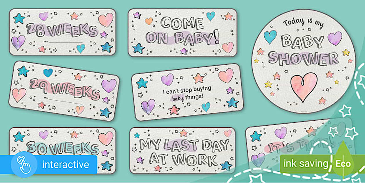 Third Trimester Milestone Card Pack